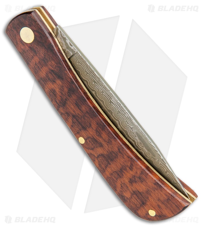 Boker Rangebuster Slip Joint Knife Snakewood (3" Damascus) - Blade HQ