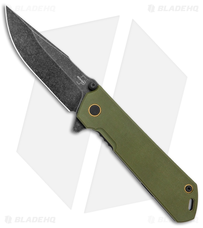 Boker Plus Kihon Knife Green G-10 ( 3.5" SW) Blade HQ