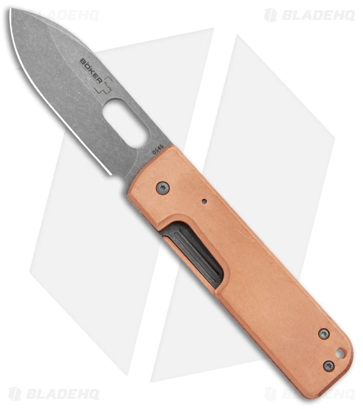 Boker Plus Panchenko Copper Lancer Liner Lock Knife (3" BB/SW) - Blade HQ