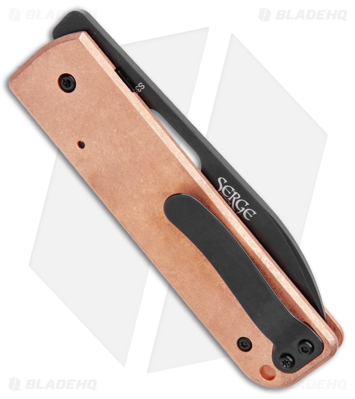 Boker Plus Panchenko Copper Lancer Liner Lock Knife (3" Black) - Blade HQ