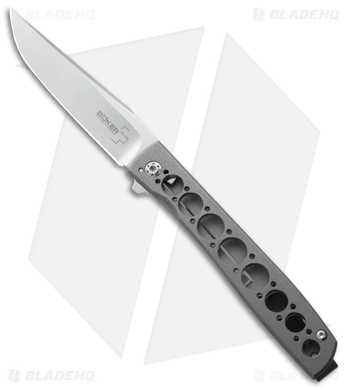 Boker Plus Urban Trapper Frame Lock Knife (3.5" Satin) 01BO730 Brad ...