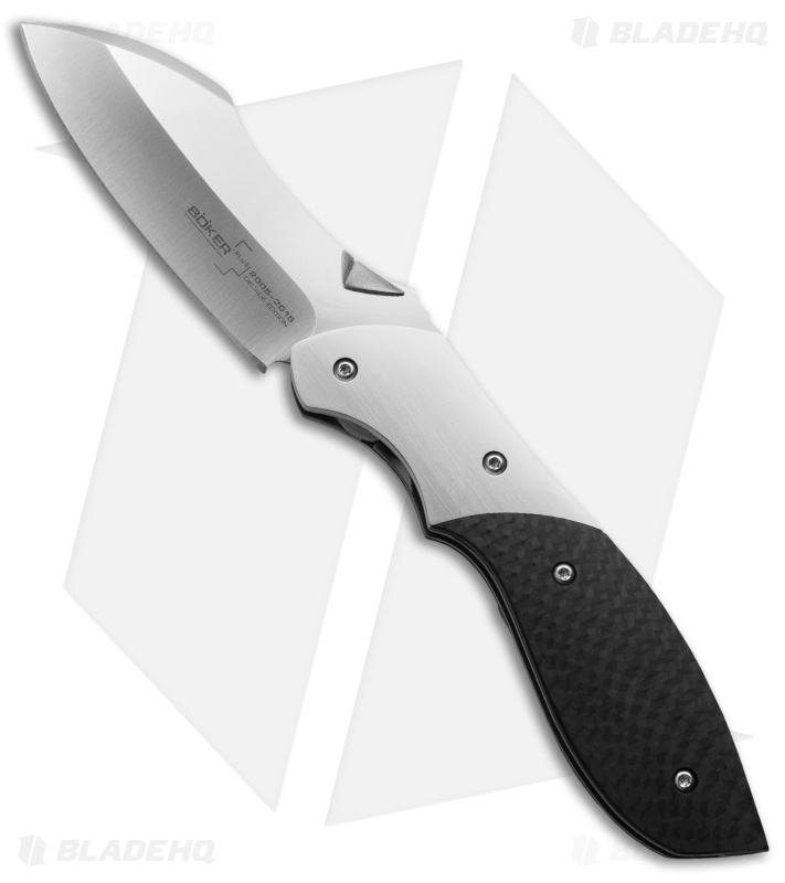 Boker Plus Decade Edition Mini Vanquish Knife Carbon Fiber (3" Satin ...