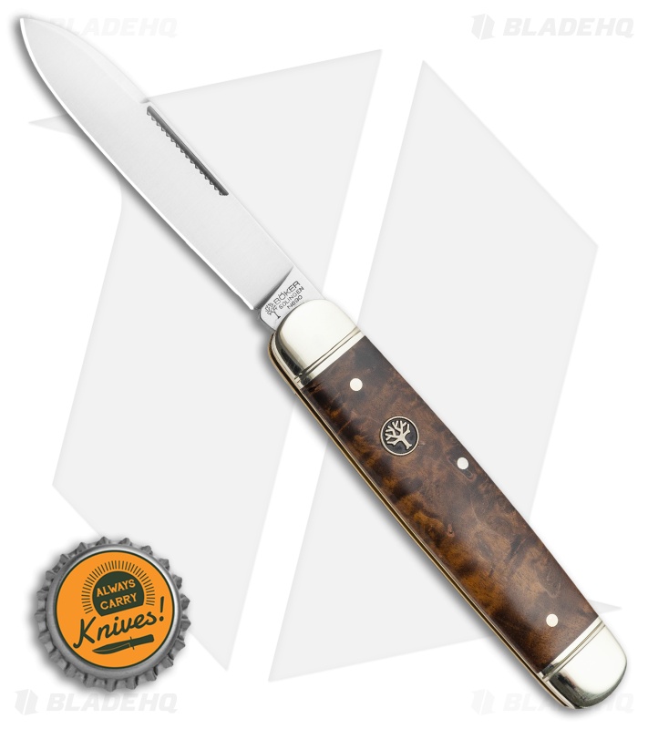 Boker Cattle Knife | Traditional Pocket Knife | Curly Birch | Blade HQ