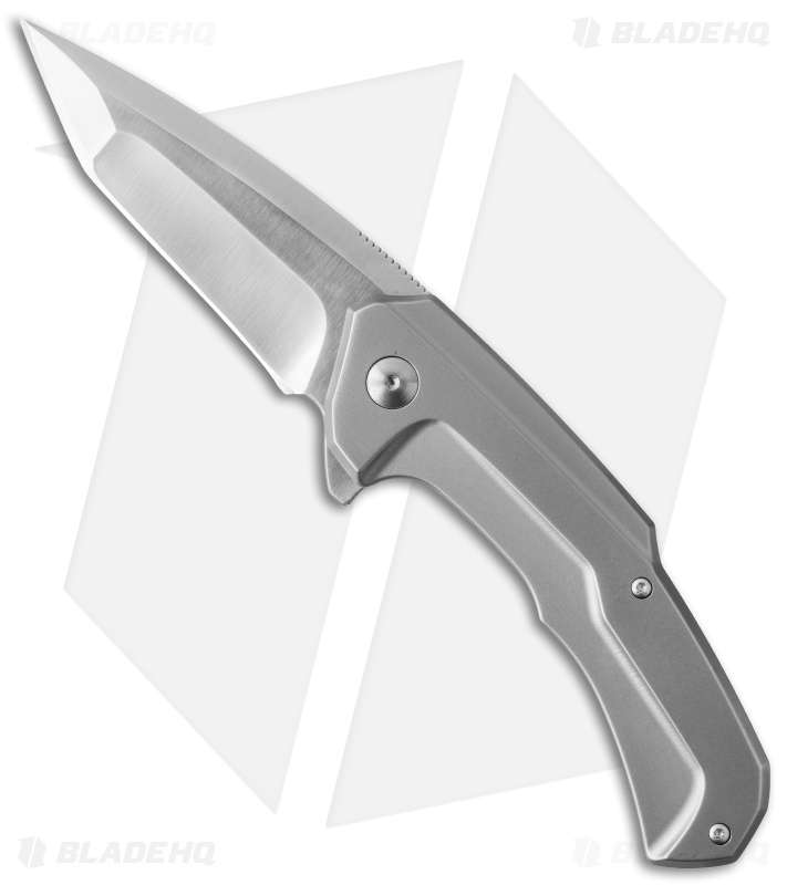 Brous Blades Dynamic Flipper Frame Lock Knife (3.5" Satin) - Blade HQ