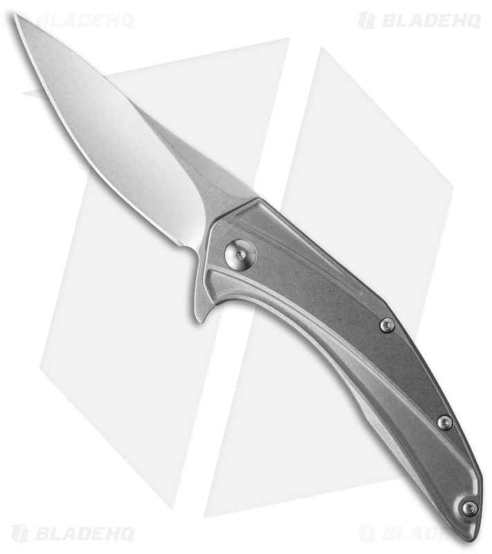 Brous Blades Parallax Frame Lock Flipper Knife Titanium (3.75 ...