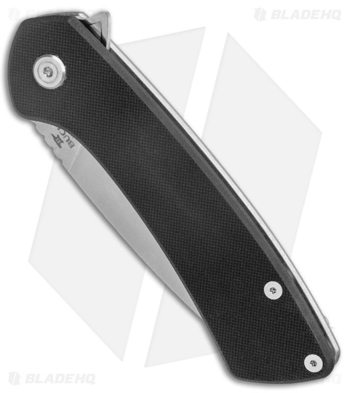 Buck 040 Onset Frame Lock Knife | Black G-10/Satin