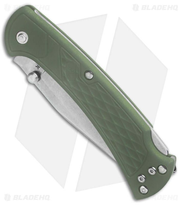Buck 112 Slim Select Lockback Knife OD Green (3" Satin) 0112ODS2 - Blade HQ