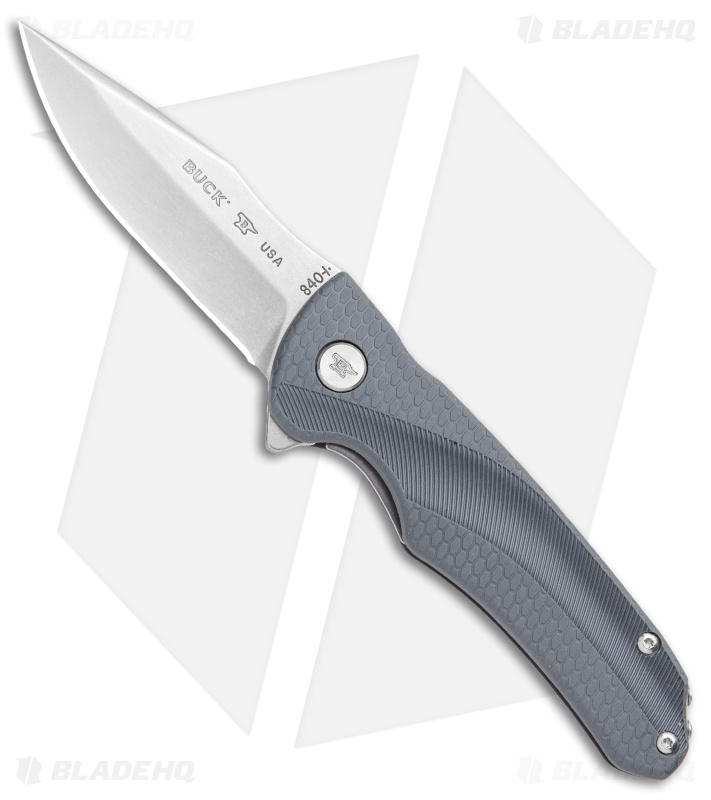 Buck Sprint Select Liner Lock Knife Gray (3" Satin) 0840GYS1 - Blade HQ