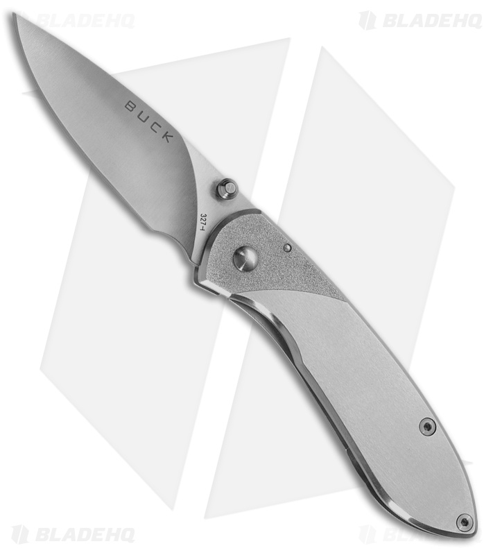 Buck Nobleman Frame Lock Knife Stainless Steel (2.625" Satin) 0327SSS ...