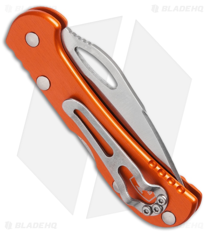 Buck Mini SpitFire Lockback Knife Orange (2.75" Satin) 0726ORS - Blade HQ