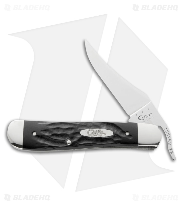 Case Rough Black RussLock Knife 4.25" Black Synthetic (61953L SS) 18224 ...