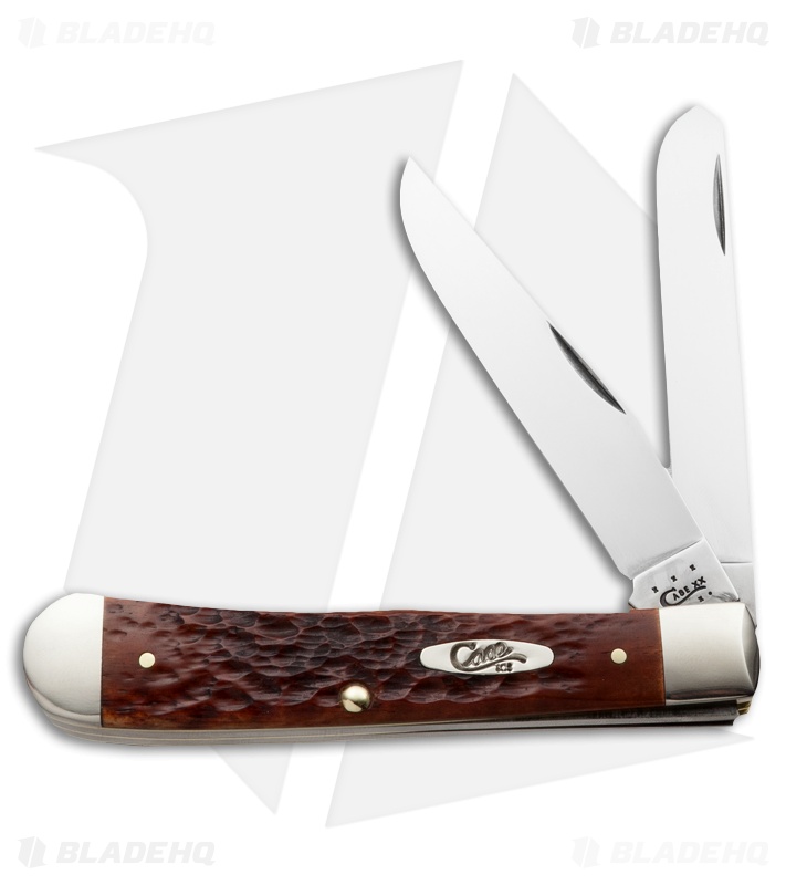 Case Trapper Pocket Knife 4.125" Chestnut Bone (6254 CV) 07011 - Blade HQ
