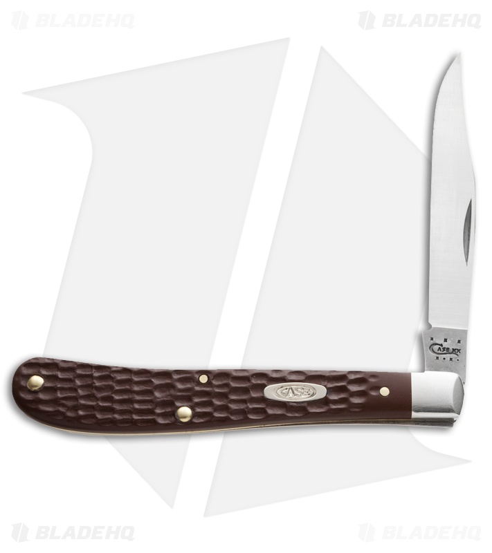 Case 135 Working Barehead Slimline Trapper Knife 4.125" Brown (61048 SS ...