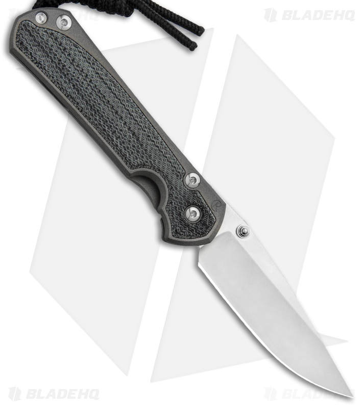 Chris Reeve Small Sebenza 31 - Left Hand Folding Knife | Black Micarta