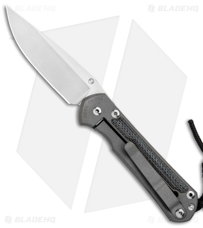 Chris Reeve Small Sebenza 31 - Left Hand Folding Knife | Black Micarta