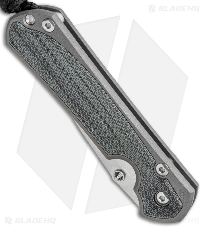 Chris Reeve Small Sebenza 31 - Left Hand Folding Knife | Black Micarta