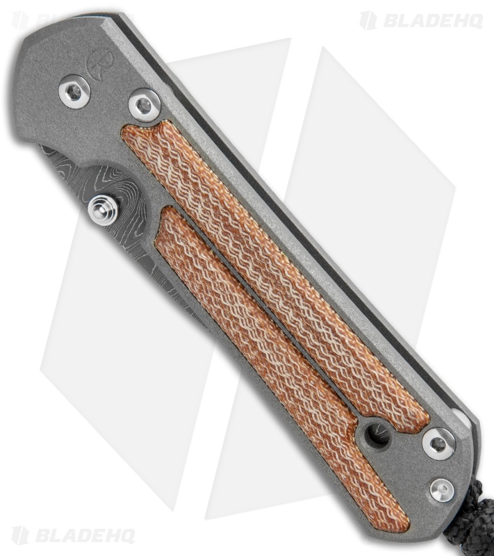 Chris Reeve Small Sebenza 21 Drop Point Natural Micarta Inlays Ladder ...
