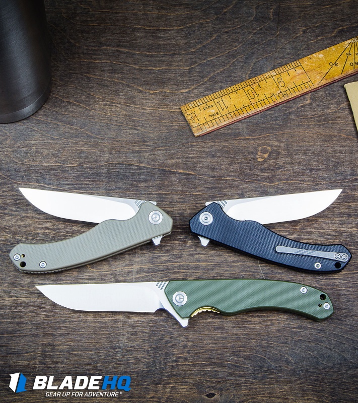 CIVIVI Courser | Flipper Liner Lock Knife | Tan G-10