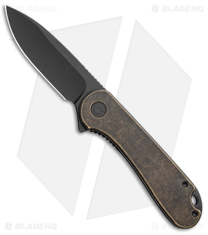 CIVIVI Elementum Folding Knife Brass Stone Washed Blade