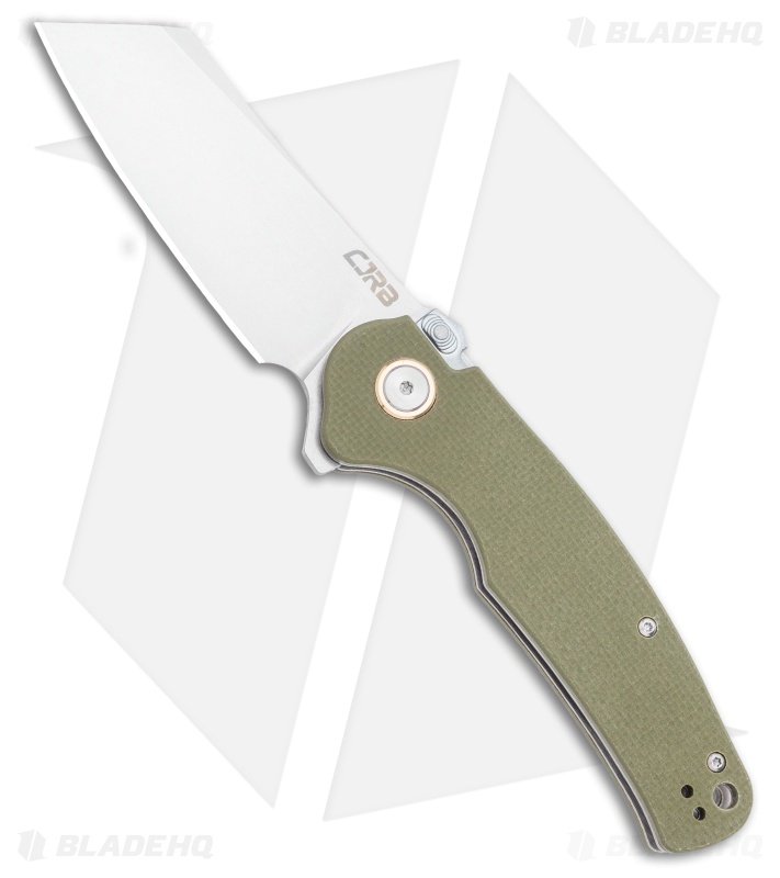 CJRB Crag - Recoil-lock Knife | Green G-10 | Blade HQ
