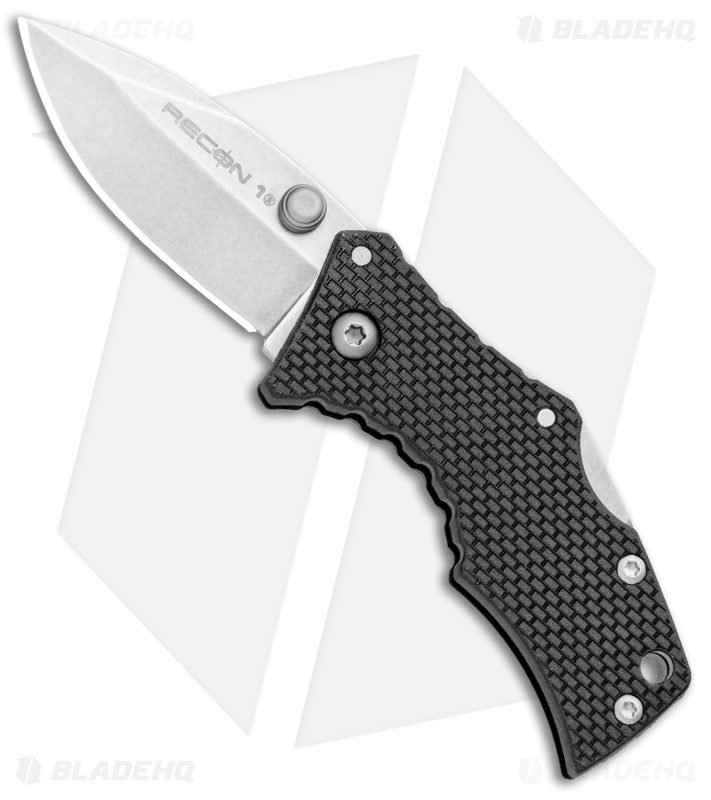 Cold Steel Micro Recon 1 Spear Point Tri-Ad Lock Knife (2" Stonewash ...
