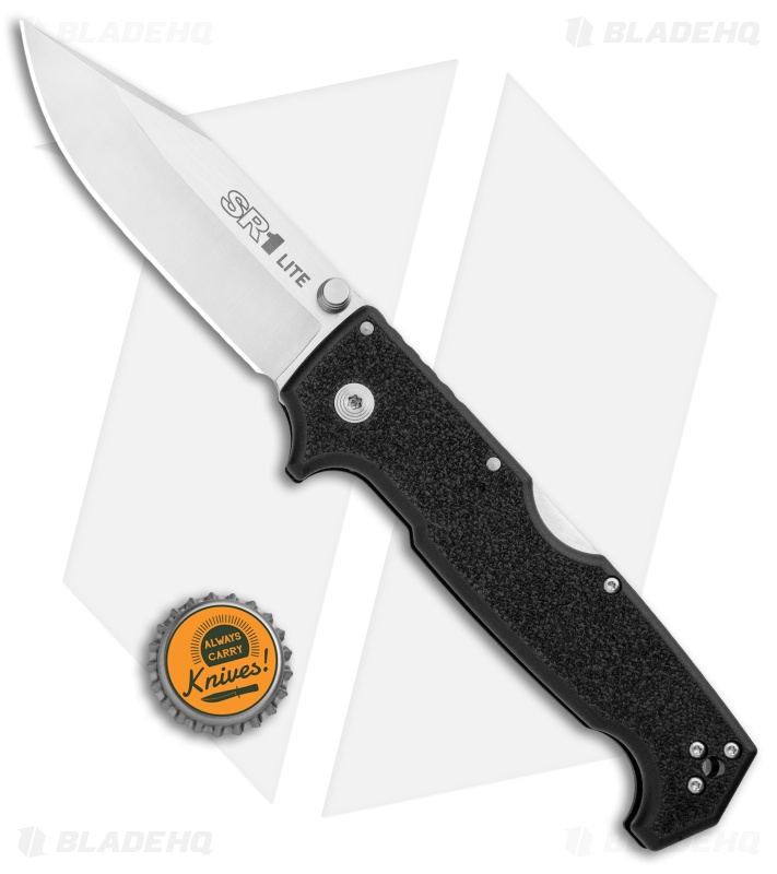 Cold Steel SR1 Lite Tri-Ad Lock Knife Black Griv-Ex (4" Satin) 62K1 ...