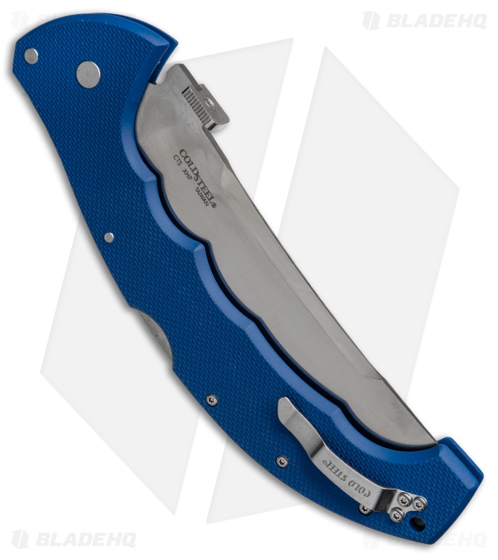 Cold Steel 5.5" Talwar Lockback Knife Blue G-10 (Satin CTS-XHP) 21TXVLU ...