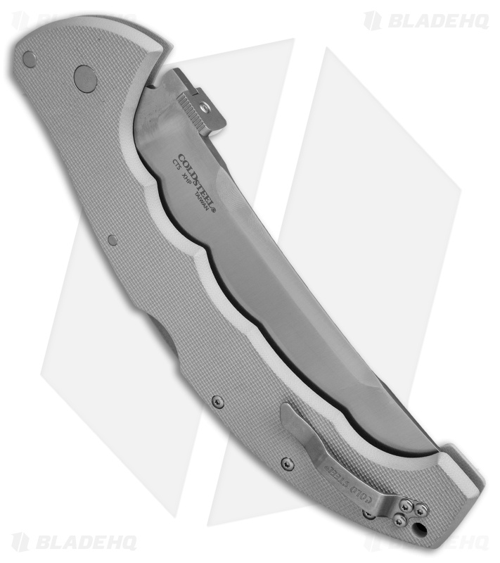 Cold Steel 5.5" Talwar Lockback Knife Gray G-10 (Satin CTS-XHP) TXVSLV ...