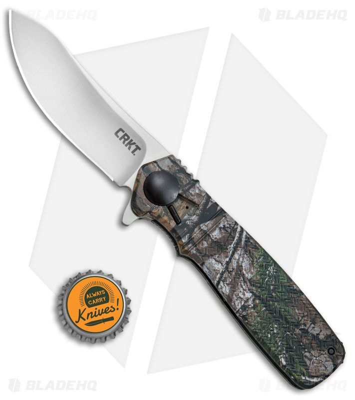 CRKT Homefront Hunter Field Strip Knife Real Tree Camo (3.5" Satin ...