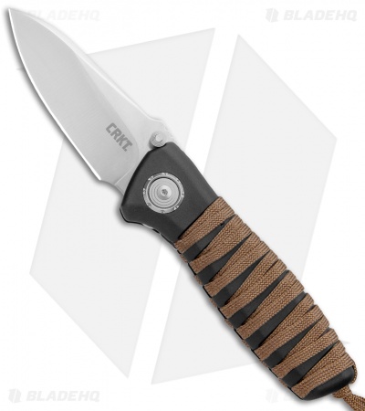 CRKT Parascale Deadbolt Lock Knife Cord Wrap (3.19" Satin) 6235 - Blade HQ