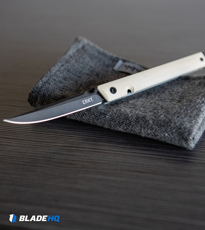 CRKT CEO - Manual Folding Knife | White Micarta | Blade HQ