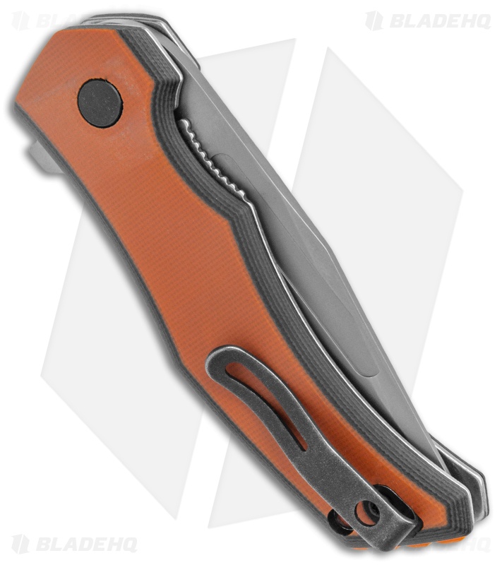 CRKT Fawkes - Spring Assisted Knife | Brown/Orange G-10 | Blade HQ