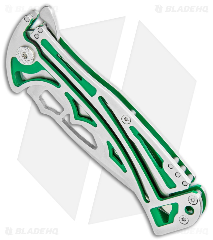 CRKT Nirk Tighe 2 | Green Stainless Steel | Blade HQ