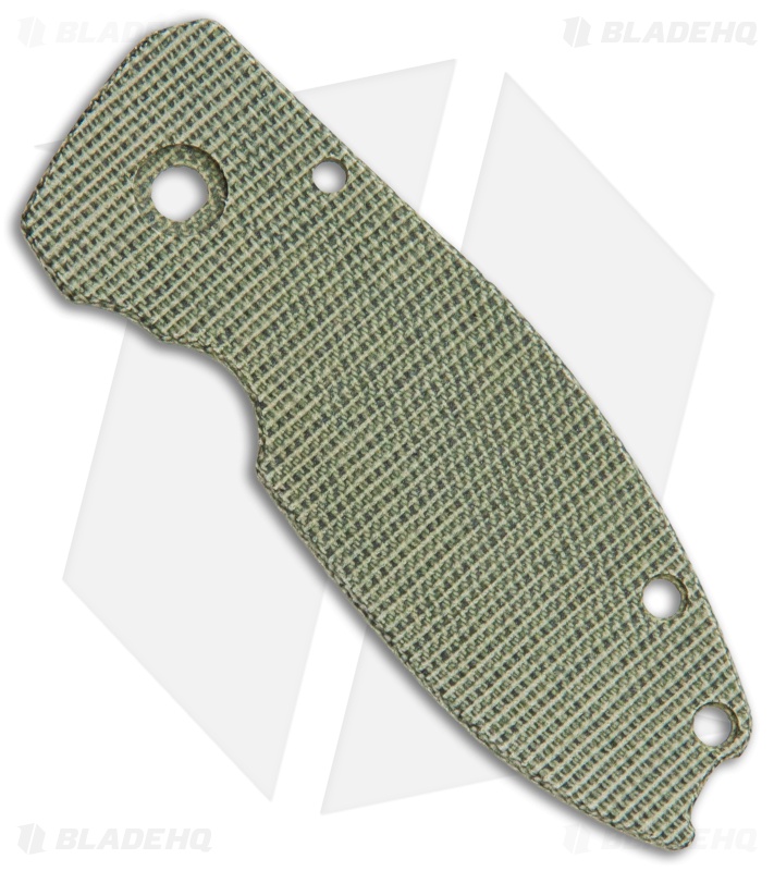 Karbadize CRKT Squid Scales | Green Canvas Micarta | Blade HQ