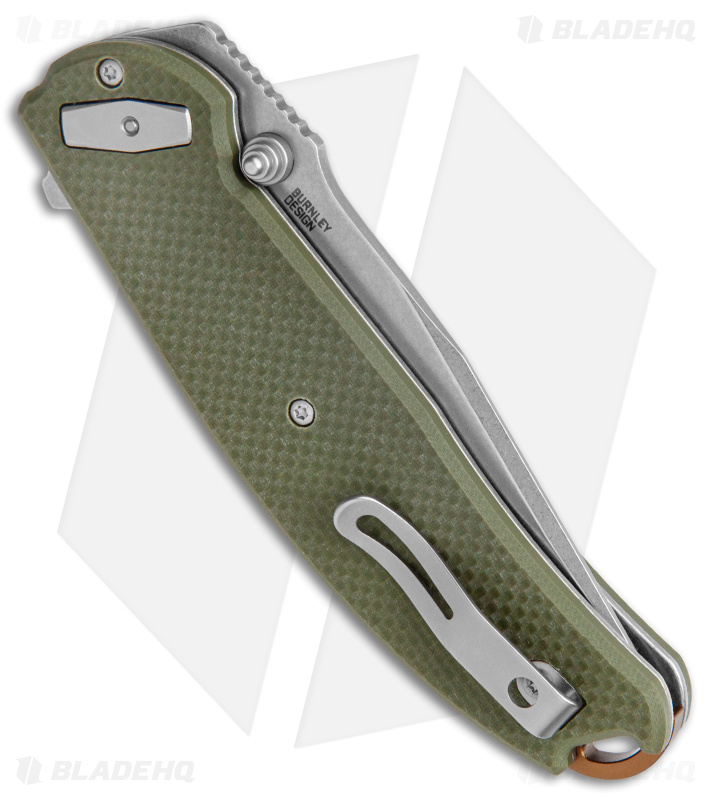 CRKT Butte- Deadbolt Lock Assisted | Green G-10 | Blade HQ