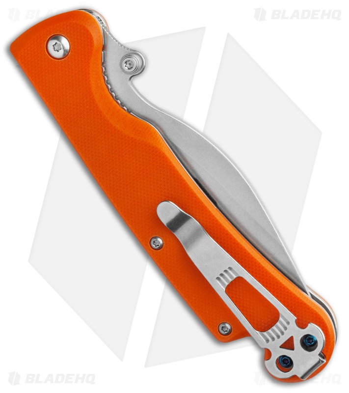 Daggerr Knives Pelican Liner Lock Knife | Orange G-10 - Blade HQ