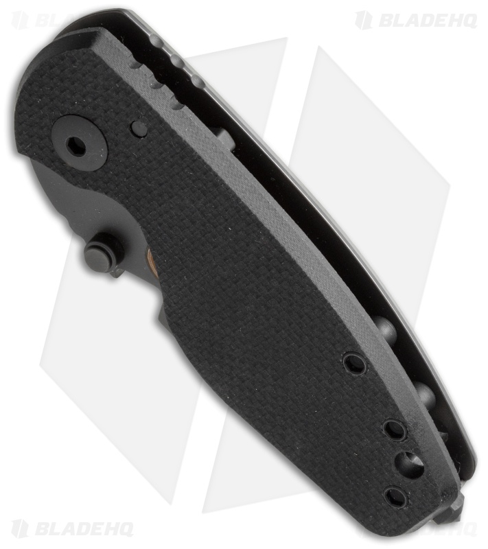 DPx HEAT/F Triple Black Mr. DP Edition Frame Lock Knife G-10/Ti (2.375 ...