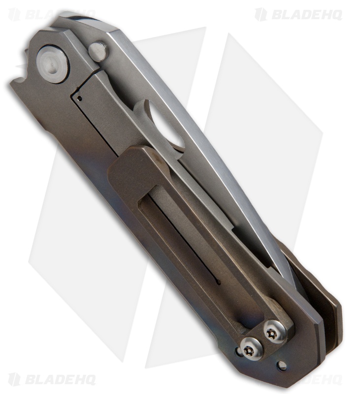 DSK Tactical Knives GF-1 Gentleman Folder Frame Lock Knife (4" Polished ...