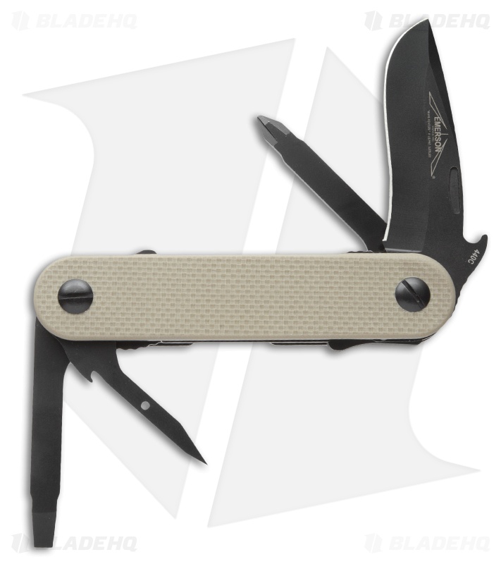 Emerson Multitasker EDC-2 Knife Tan (Black) - Blade HQ