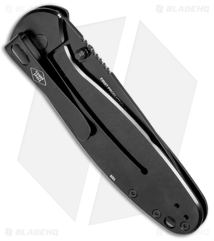 ESEE Knives Expat Medellin Frame Lock Survival Knife Black (3.5" Black ...