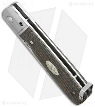 Fallkniven GP Gentleman's Pocket Knife Green Micarta (3" Satin) GPGM ...