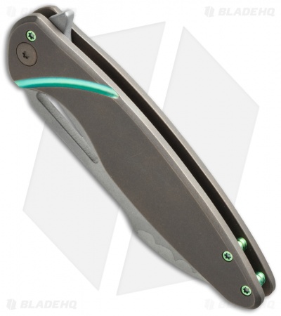 Ferrum Forge + Arena Knives Tredecim Model 13 Flipper Bronzed Ti (3.625 ...