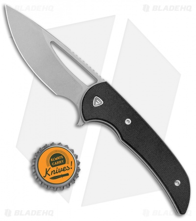 Ferrum Forge Knife Works Mini Archbishop Liner Lock Knife Black G-10 (2 ...