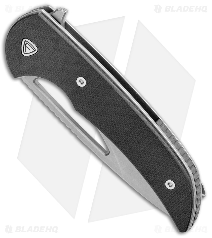 Ferrum Forge Knife Works Mini Archbishop Liner Lock Knife Black G-10 (2 ...