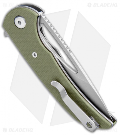 Ferrum Forge Knife Works Mini Archbishop - Liner Lock Knife | Green G-10
