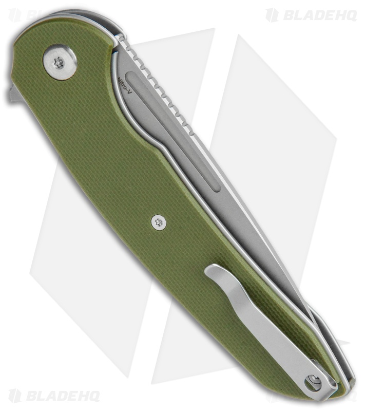 Ferrum Forge Stinger - Liner Lock Knife | Green G-10 | Blade HQ