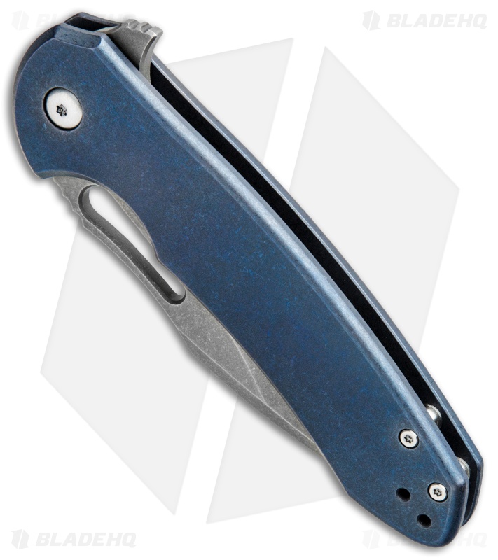 Ferrum Forge Pro Series | Fortis 2.0 Flipper Knife | Blue Slab