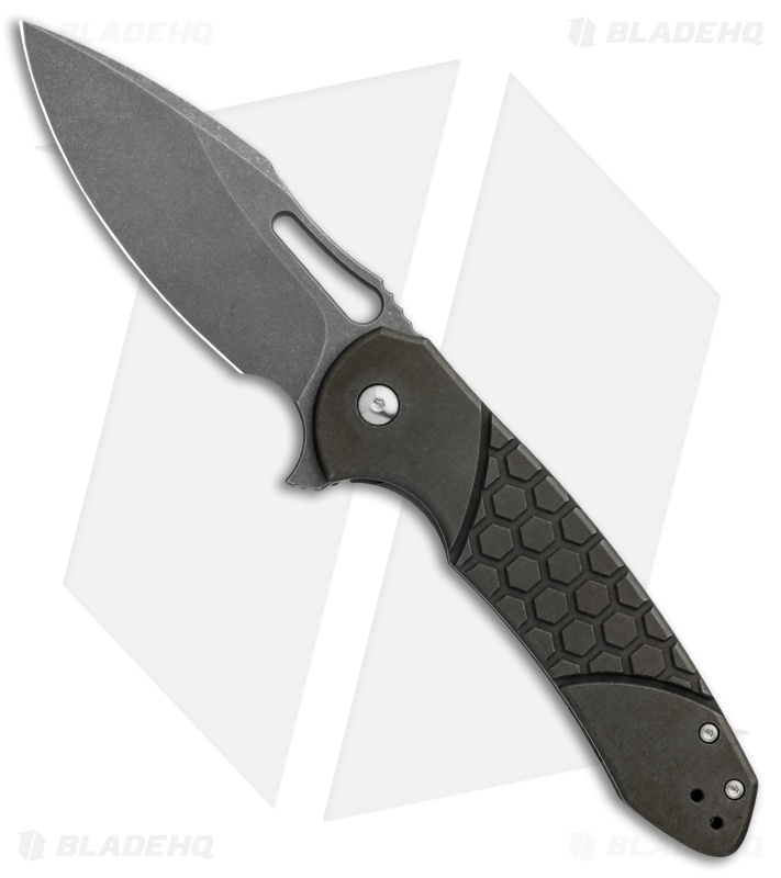 Ferrum Forge Pro Series | Fortis 2.0 Flipper Knife | Bronze Hex