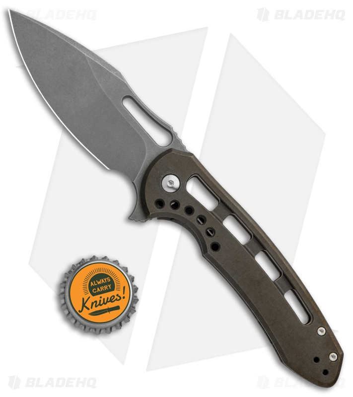 Ferrum Forge Pro Series | Fortis 2.0 Flipper Knife | Bronze Thruwork