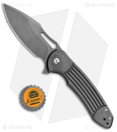 Ferrum Forge Pro Series | Fortis 2.0 Flipper Knife | Stonewash Bars